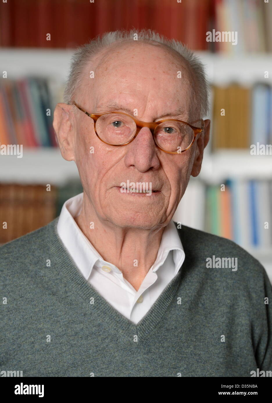 Former CEO of Daimler-Benz AG, Edzard Reuter, is pictured in his ...