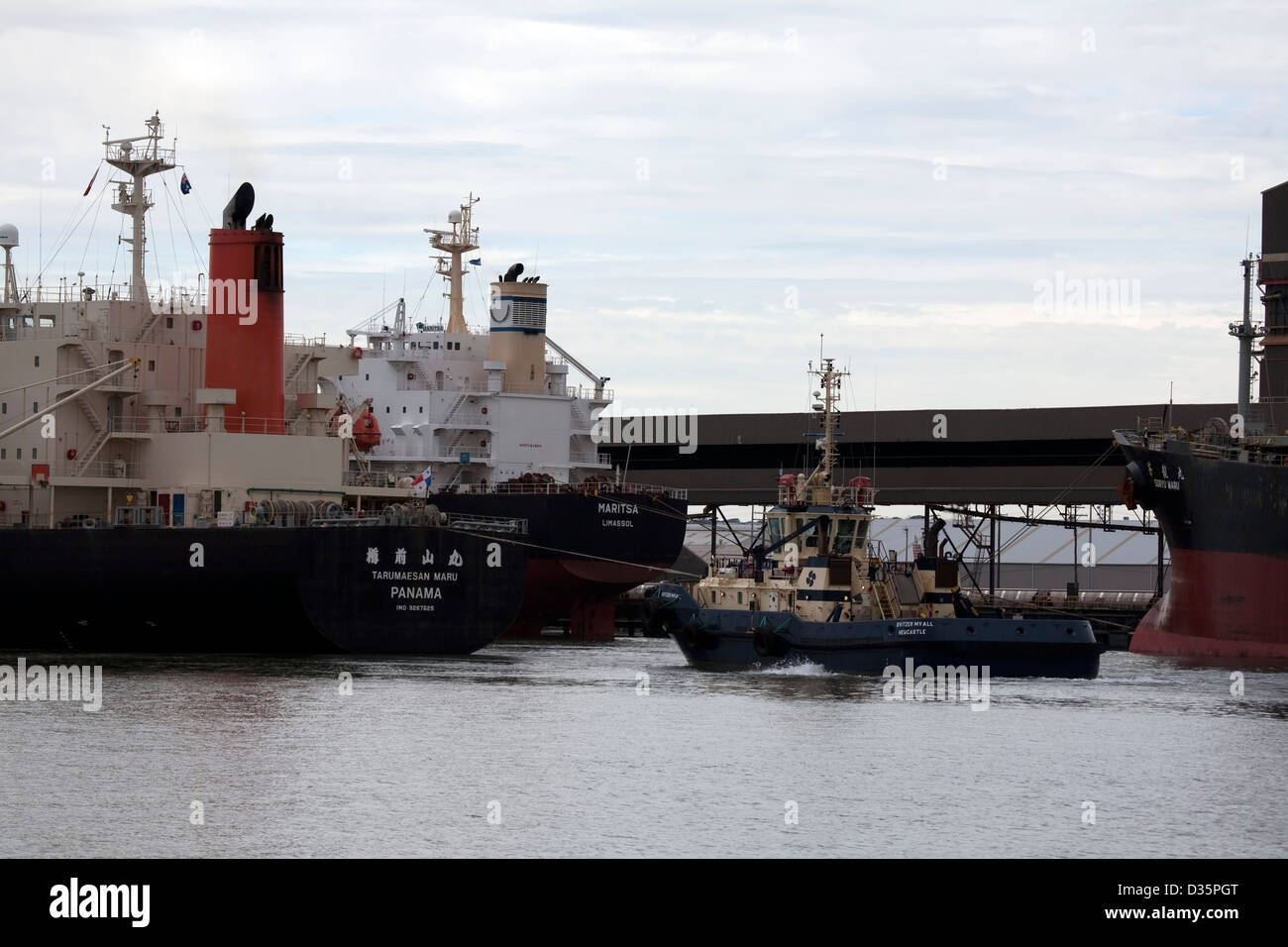 MV Tarumaesun Maru a Dry Bulk Carrier loaded with Coal departing from ...