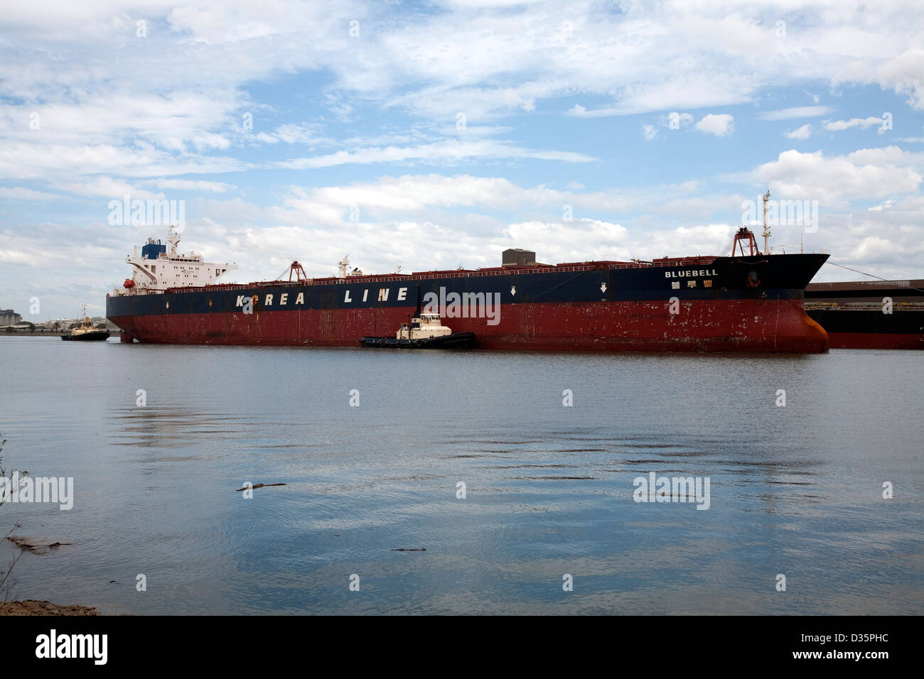 MV Bluebell a Dry Bulk Carrier arriving to load coal from Newcastle New ...