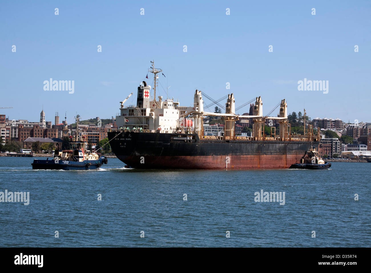 MV Ken Ann Maru Dry Cargo Carrier arriving in Newcastle Australia with ...