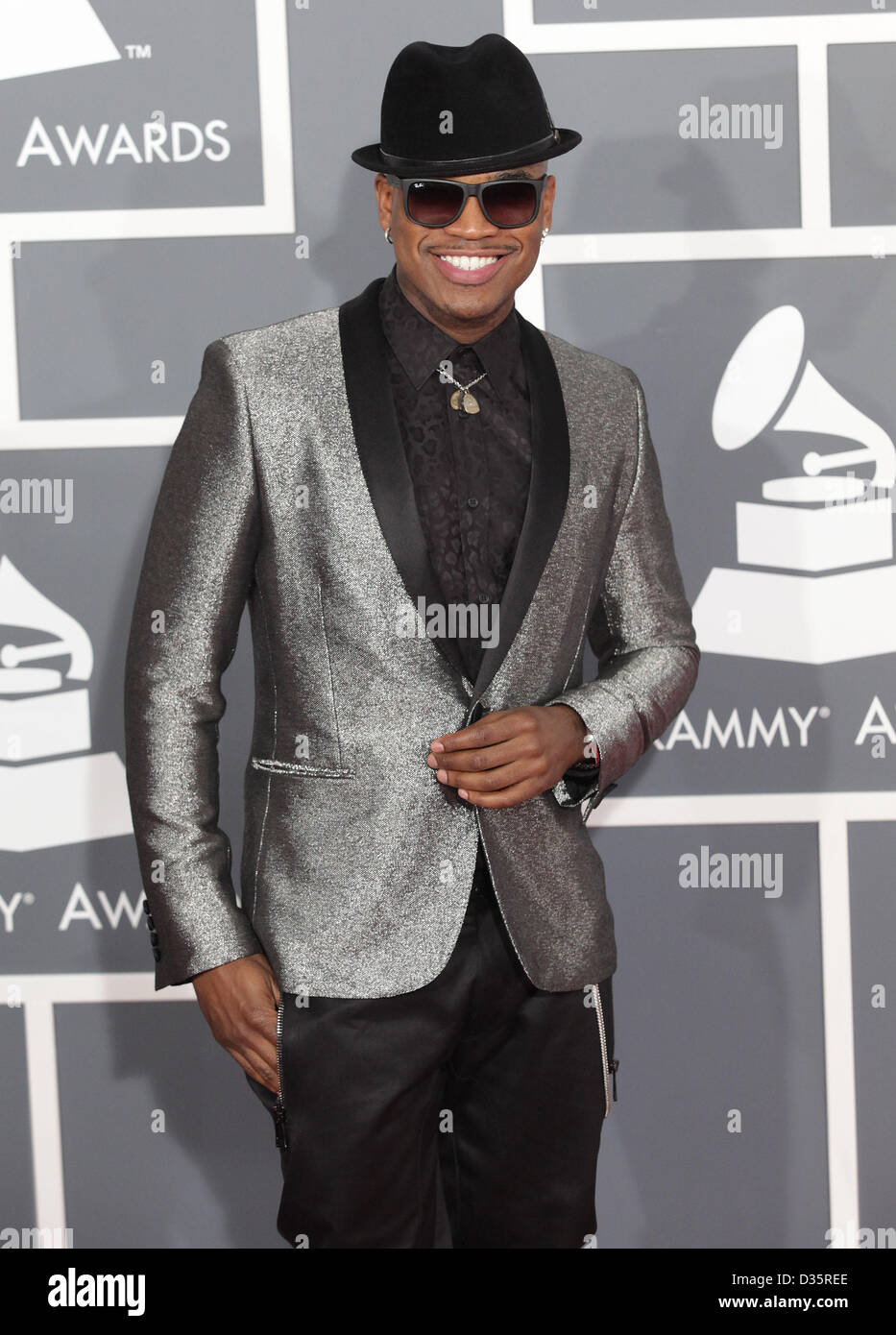 Los Angeles, California, USA. 10th February 2013. Ne-Yo arrives for the ...