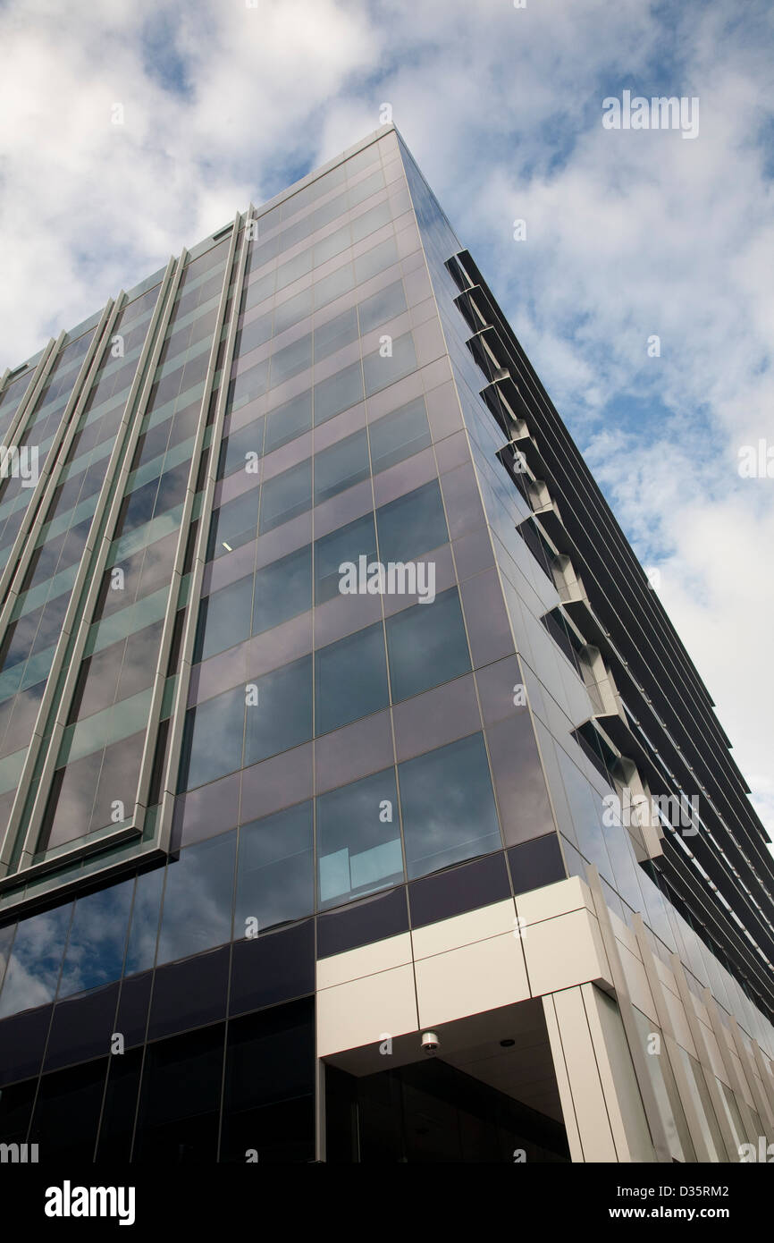 Reflections on the glass of Office Building 50 Marcus Clarke St Civic ...