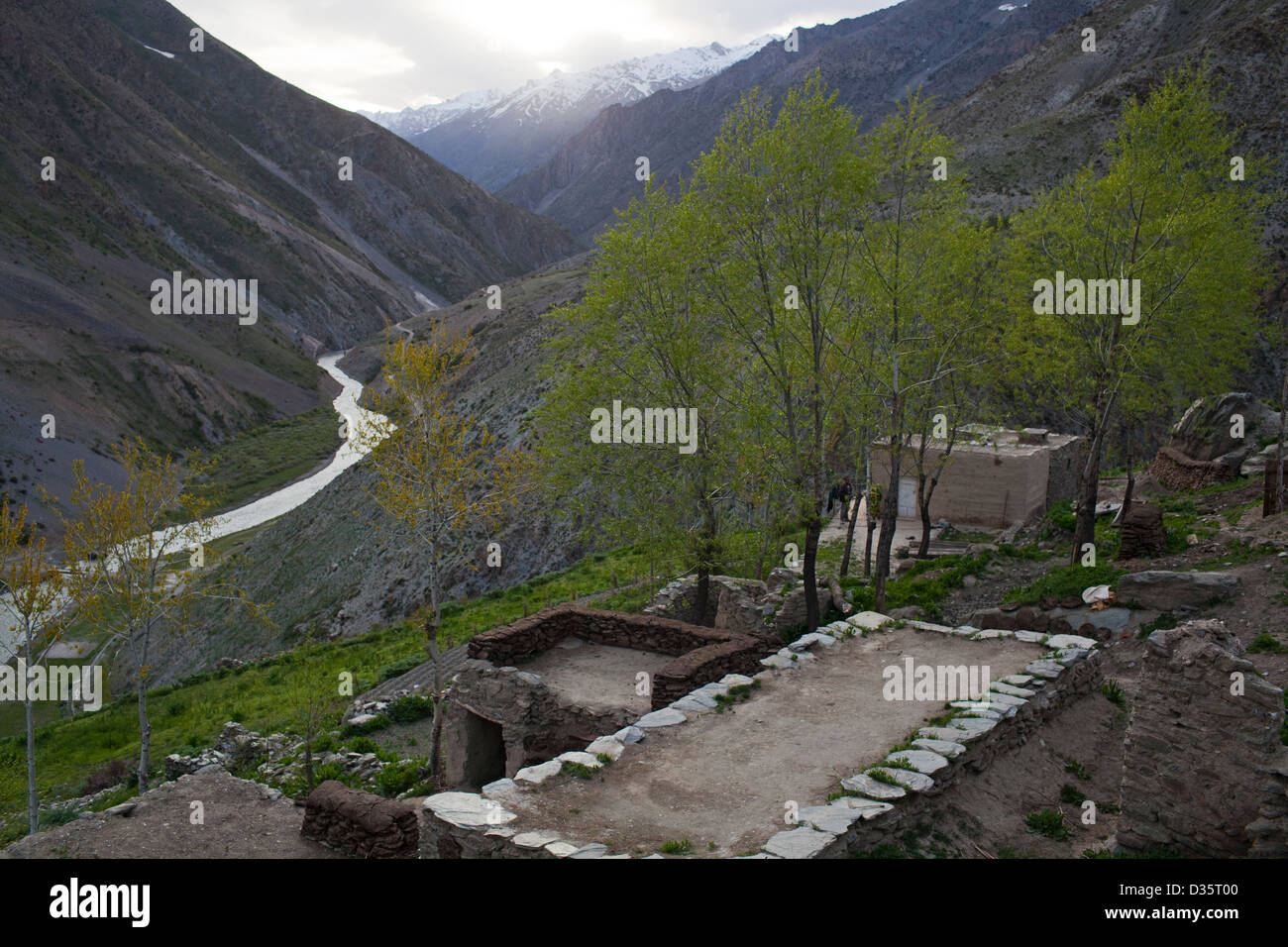 The village of Bedev is the first Yagnobi-speaking settlement in the ...