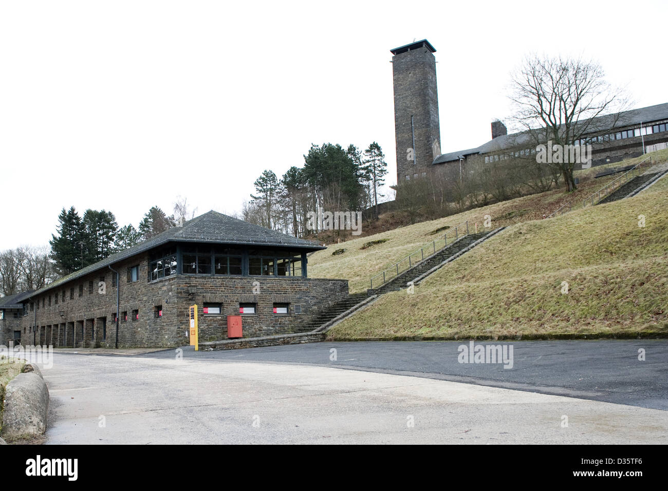 Detail of the Third Reich Ordensburg "Vogelsang" in Schleiden, western ...