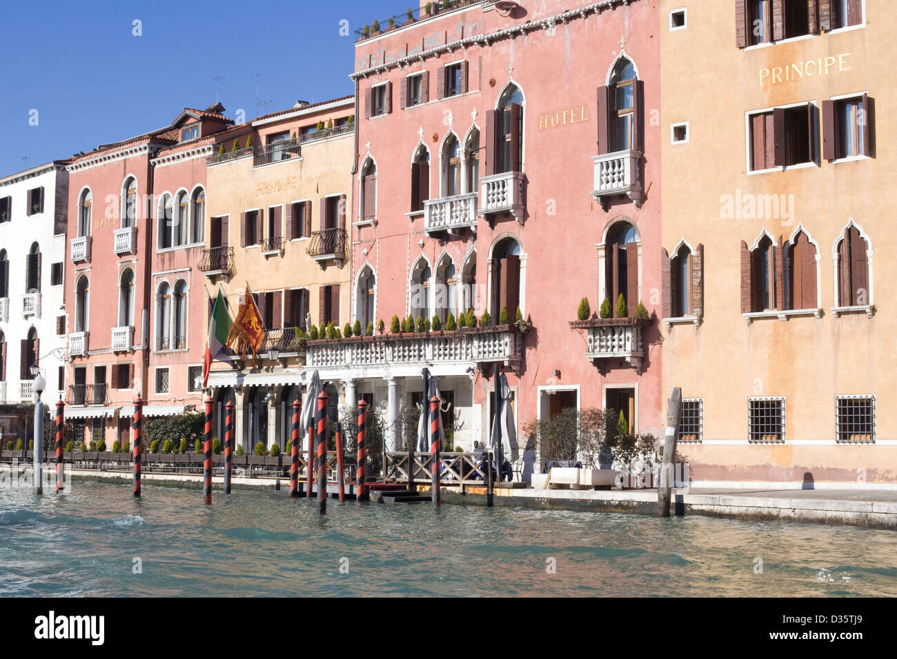 View of the Grand Canal Venice World heritage site Famous Sinking city ...