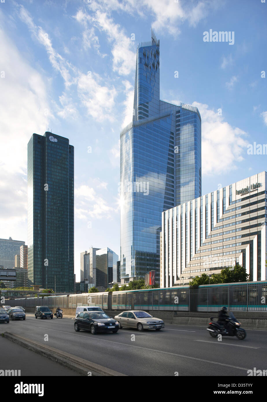 Tour FIRST Paris, Paris, France. Architect: Kohn Pedersen Fox ...