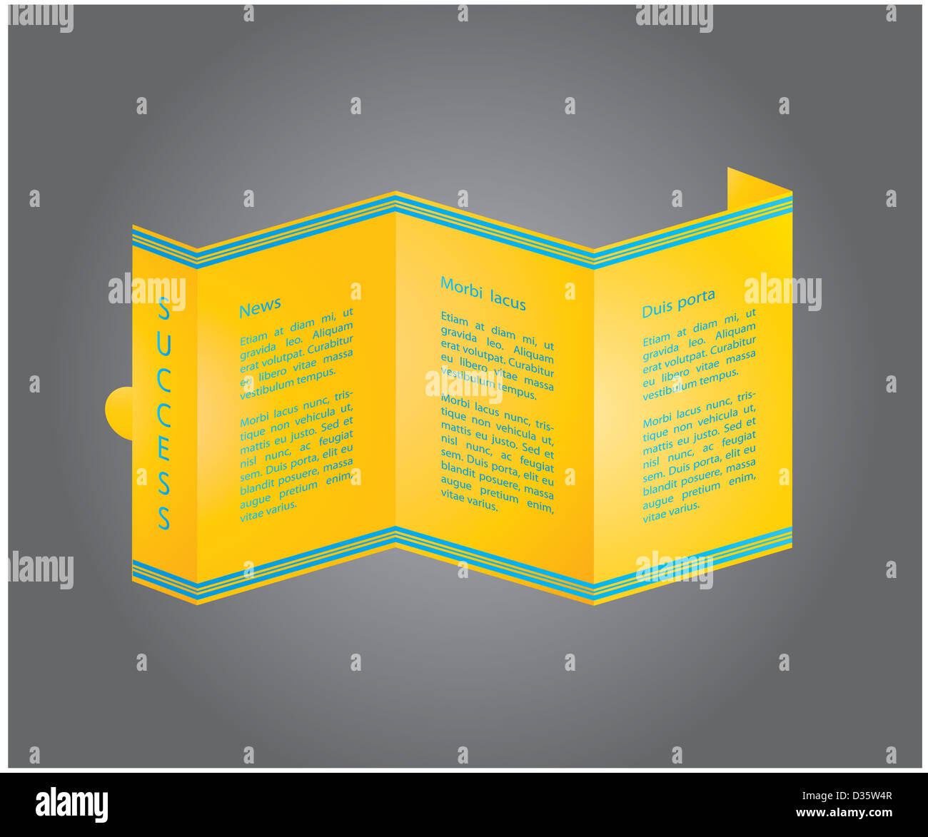 Brochure design for your business. Vector illustration Stock Photo - Alamy