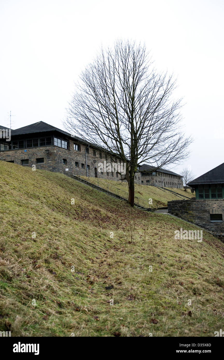 Detail of the Third Reich Ordensburg "Vogelsang" in Schleiden, western ...