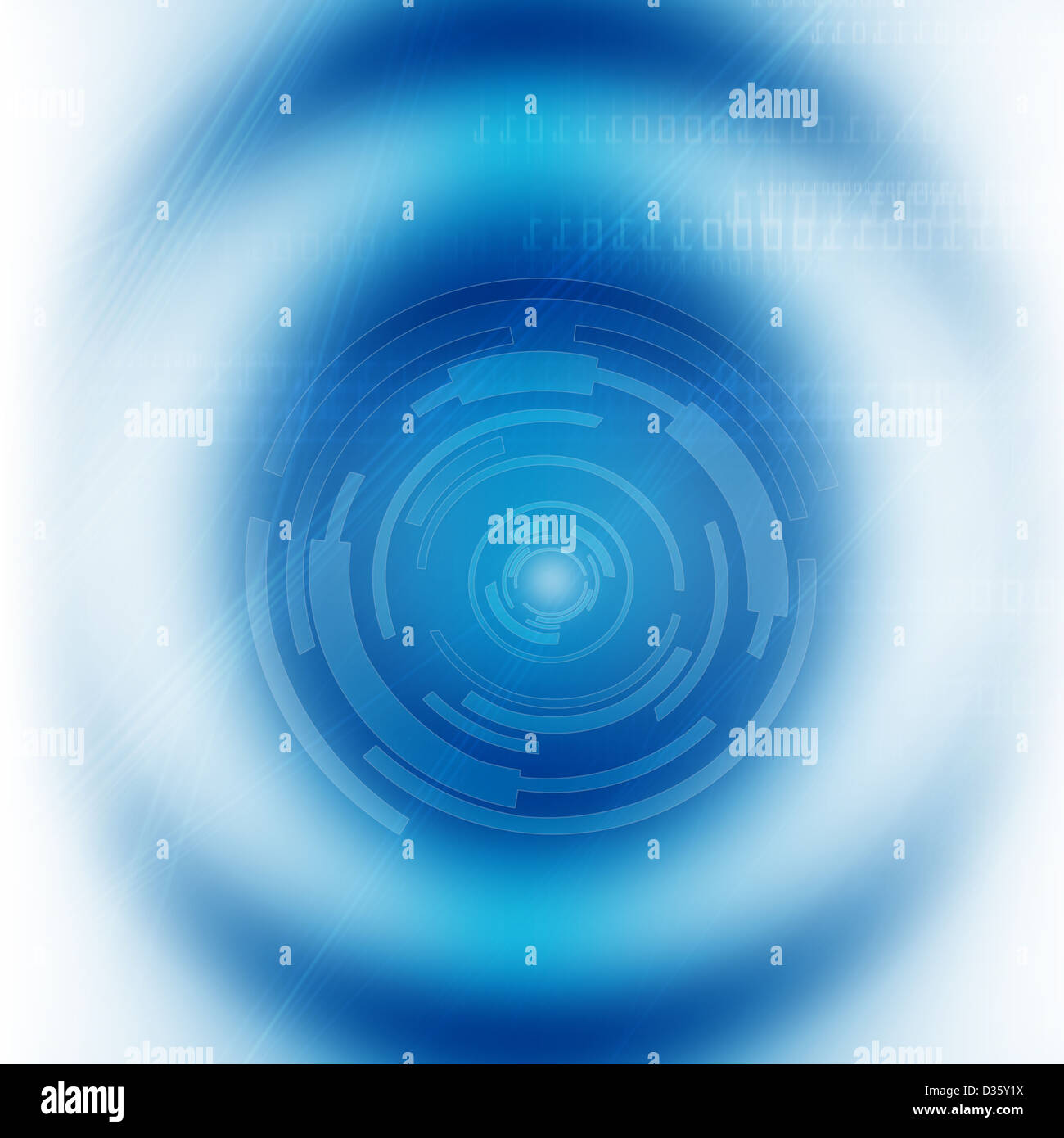 Circle Technology Background Stock Photo - Alamy