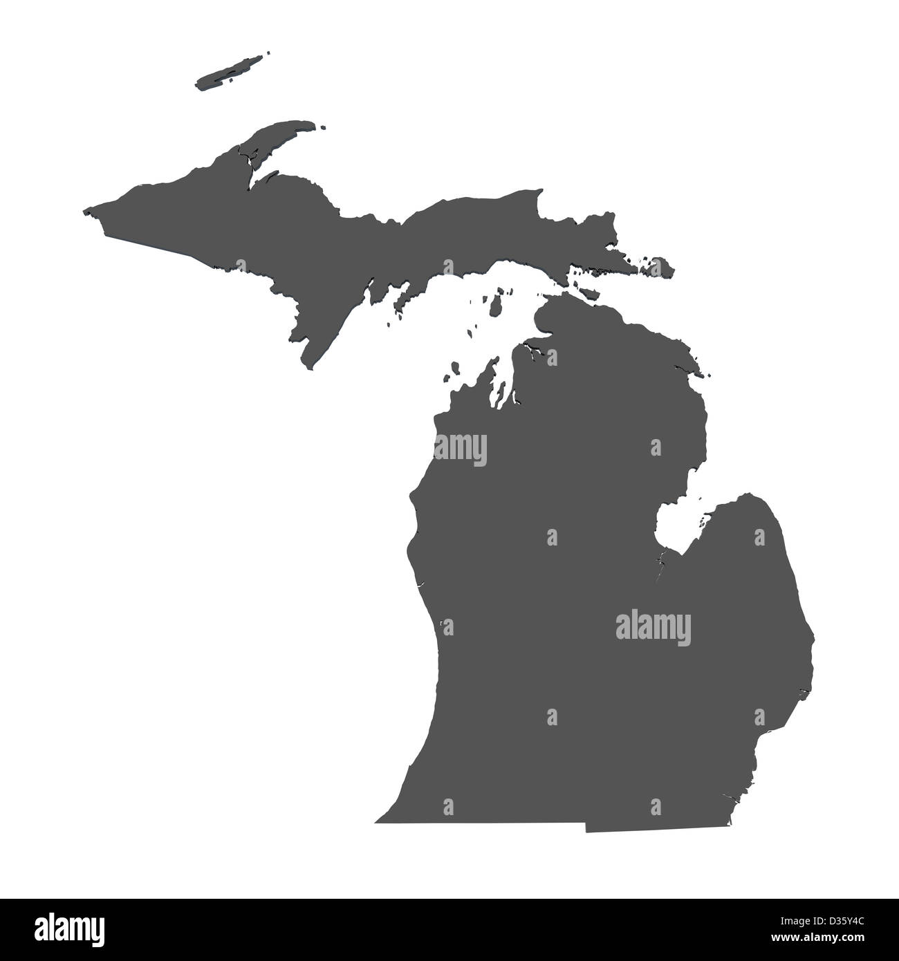 Michigan united states america Black and White Stock Photos & Images ...