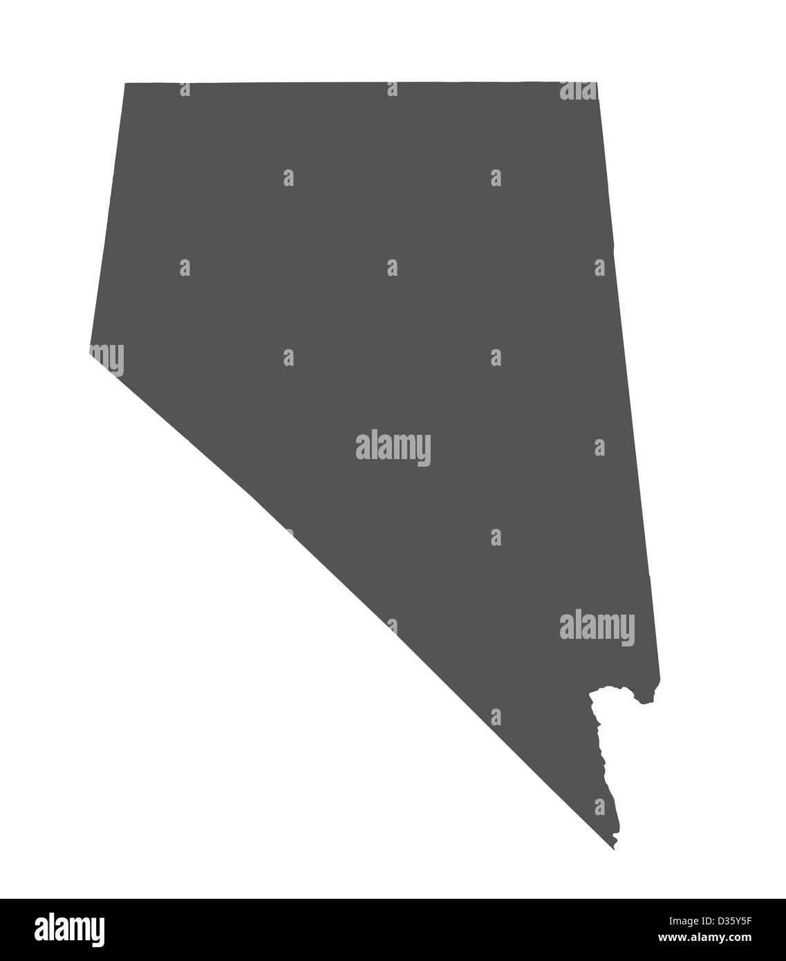 Nevada state map hi-res stock photography and images - Alamy