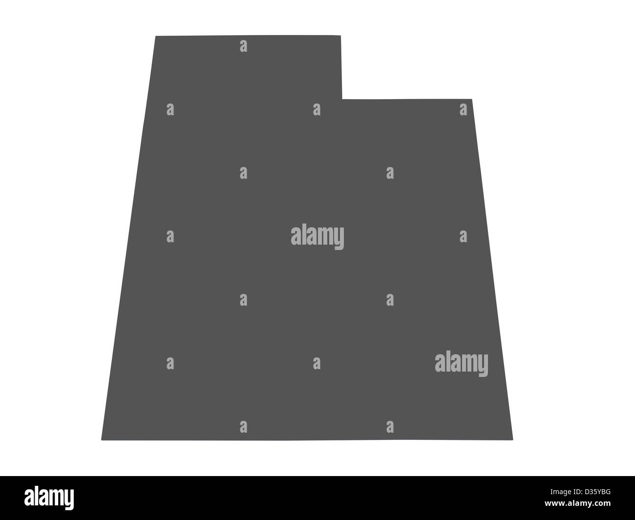 Utah state map hi-res stock photography and images - Alamy