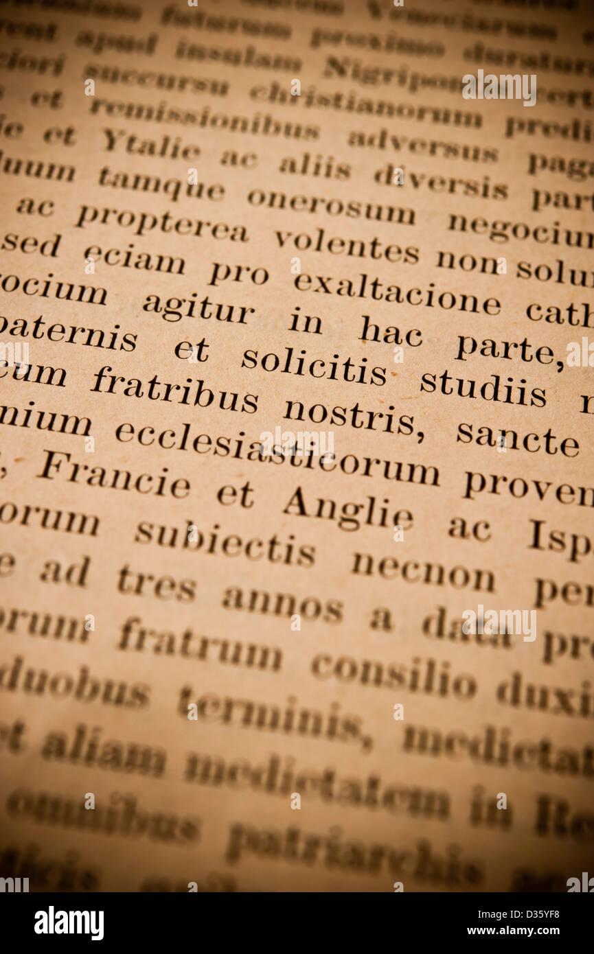 Latin Text High Resolution Stock Photography and Images - Alamy