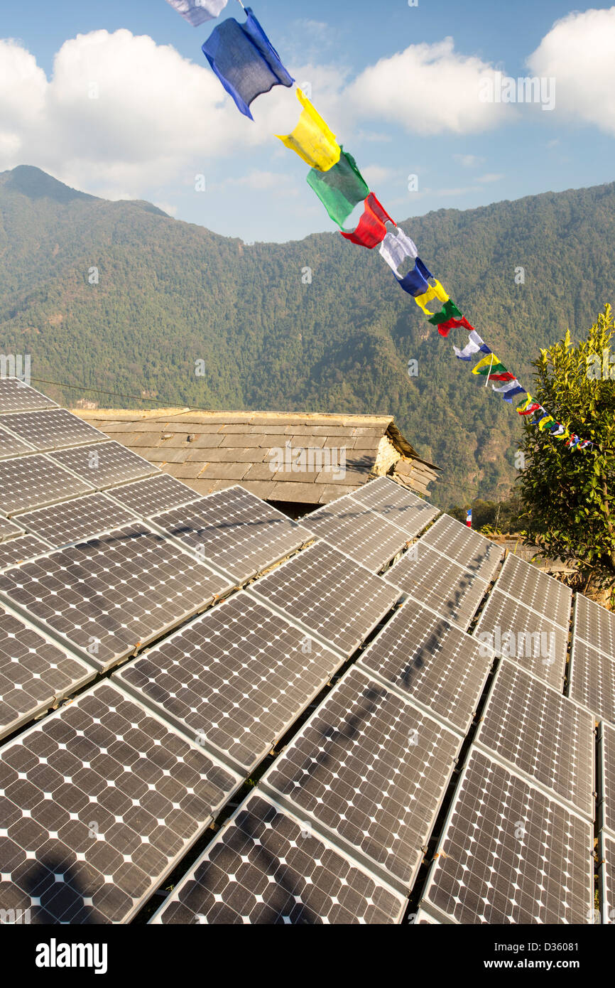 Nepal renewable energy solar panel hi-res stock photography and images ...