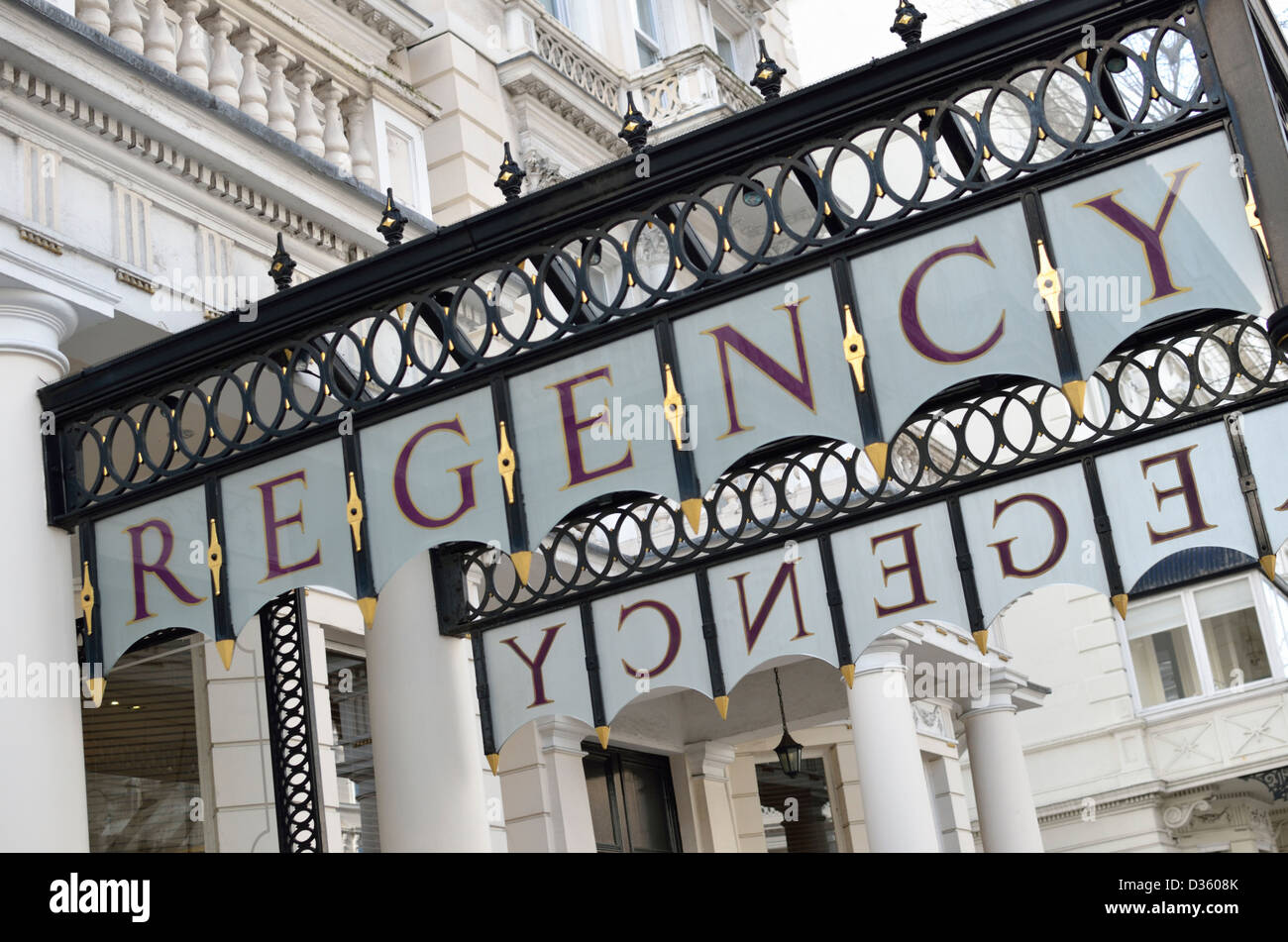 The Regency Hotel in Queen’s Gate, South Kensington, London, UK Stock ...