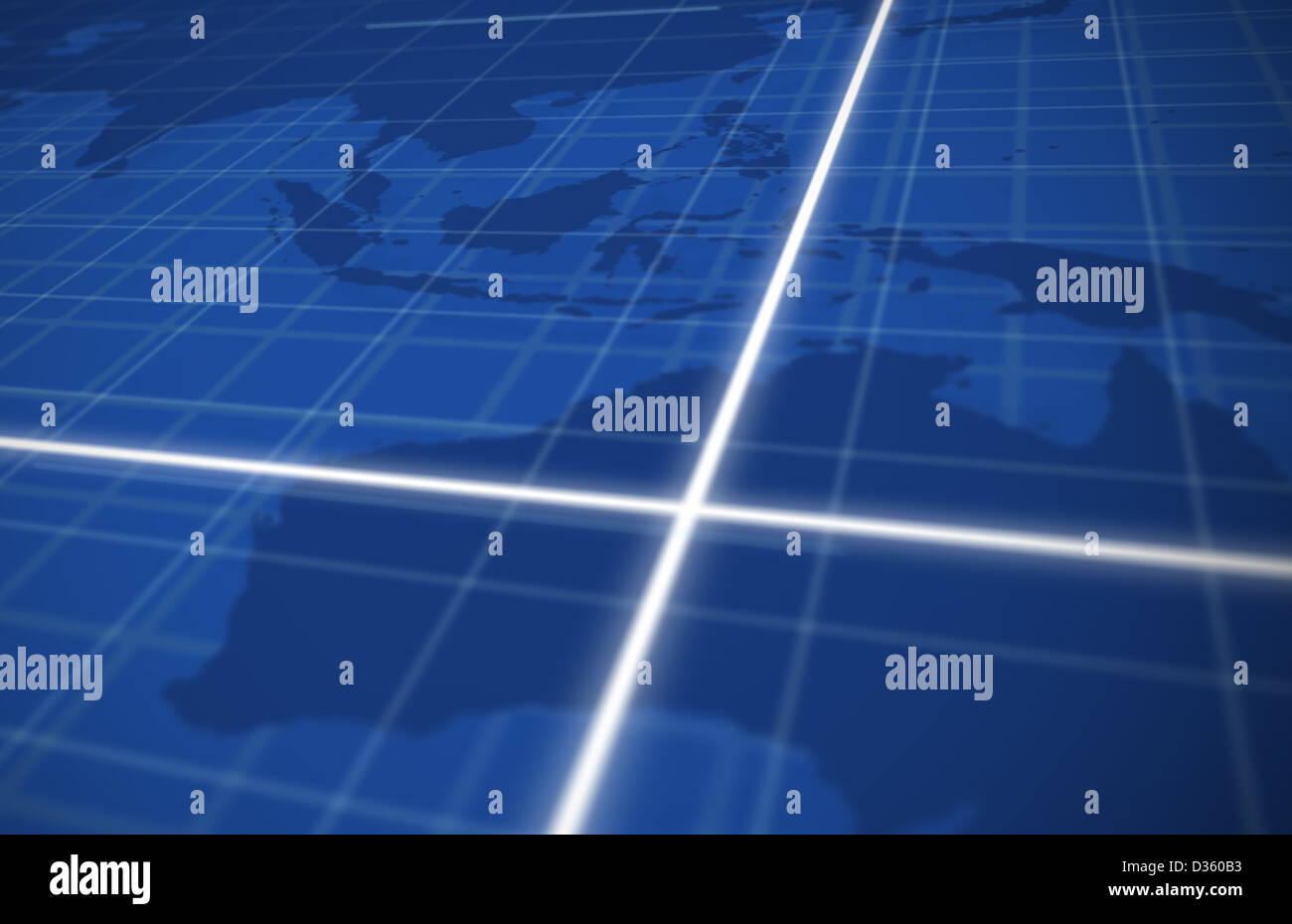 Digital map grid hi-res stock photography and images - Alamy