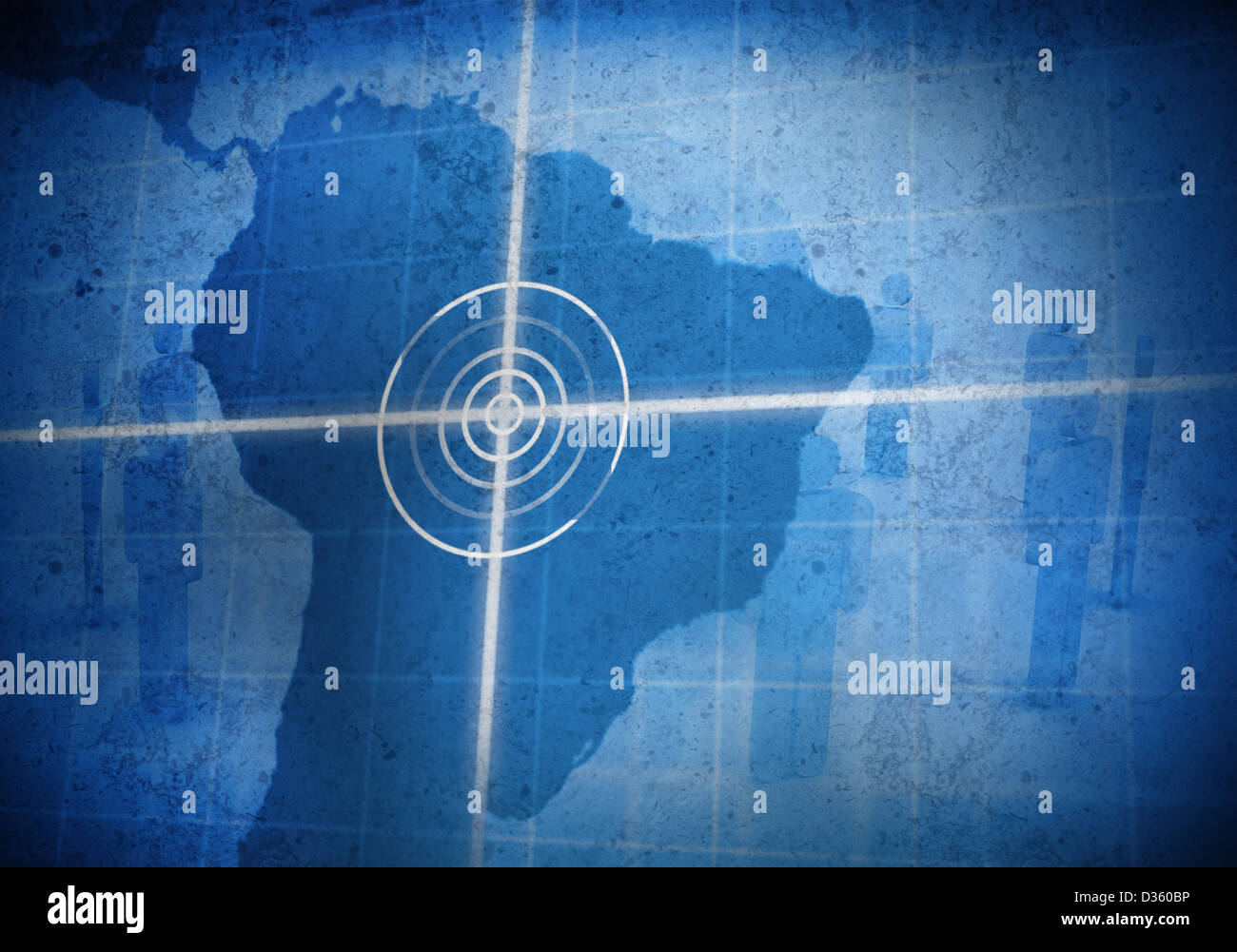 Map of south america abstract hi-res stock photography and images - Alamy