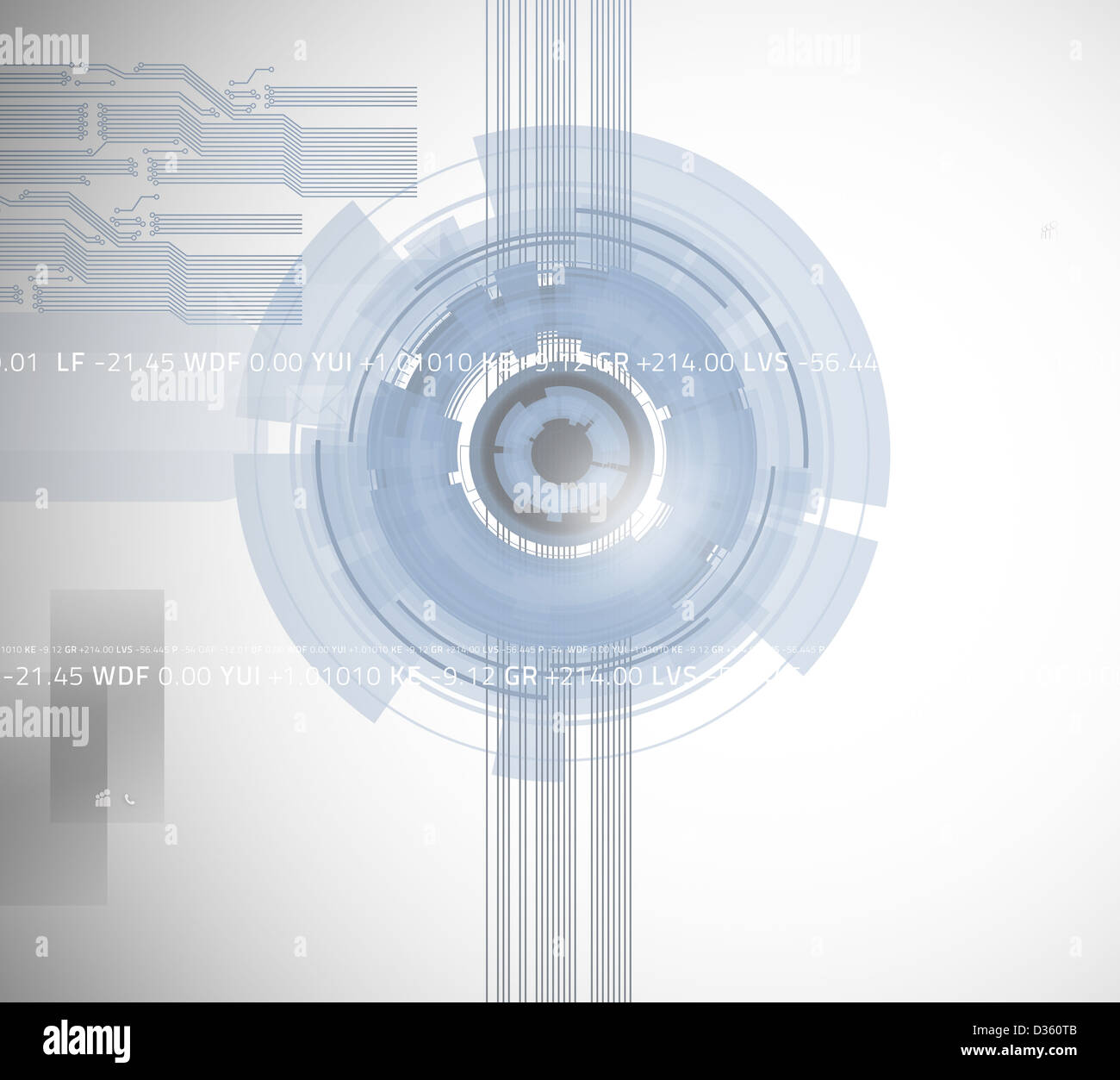 Technology wheel interface Stock Photo - Alamy