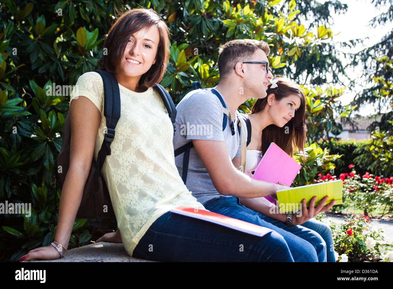Portrait of a group of students Stock Photo - Alamy