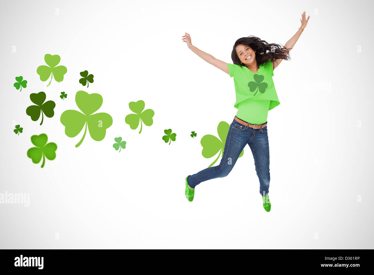 Green shamrock hi-res stock photography and images - Alamy