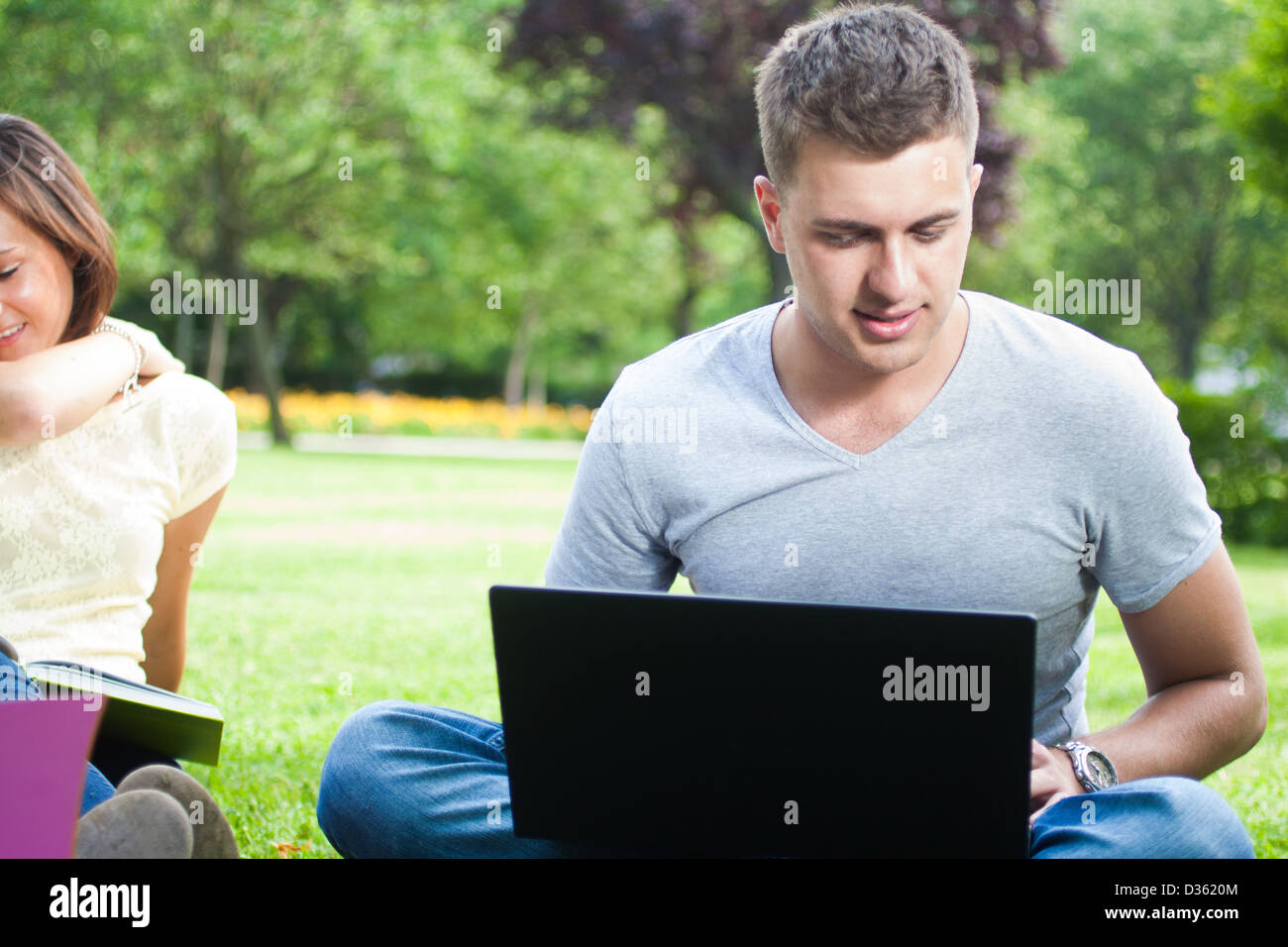 Portrait of an handsome student Stock Photo - Alamy
