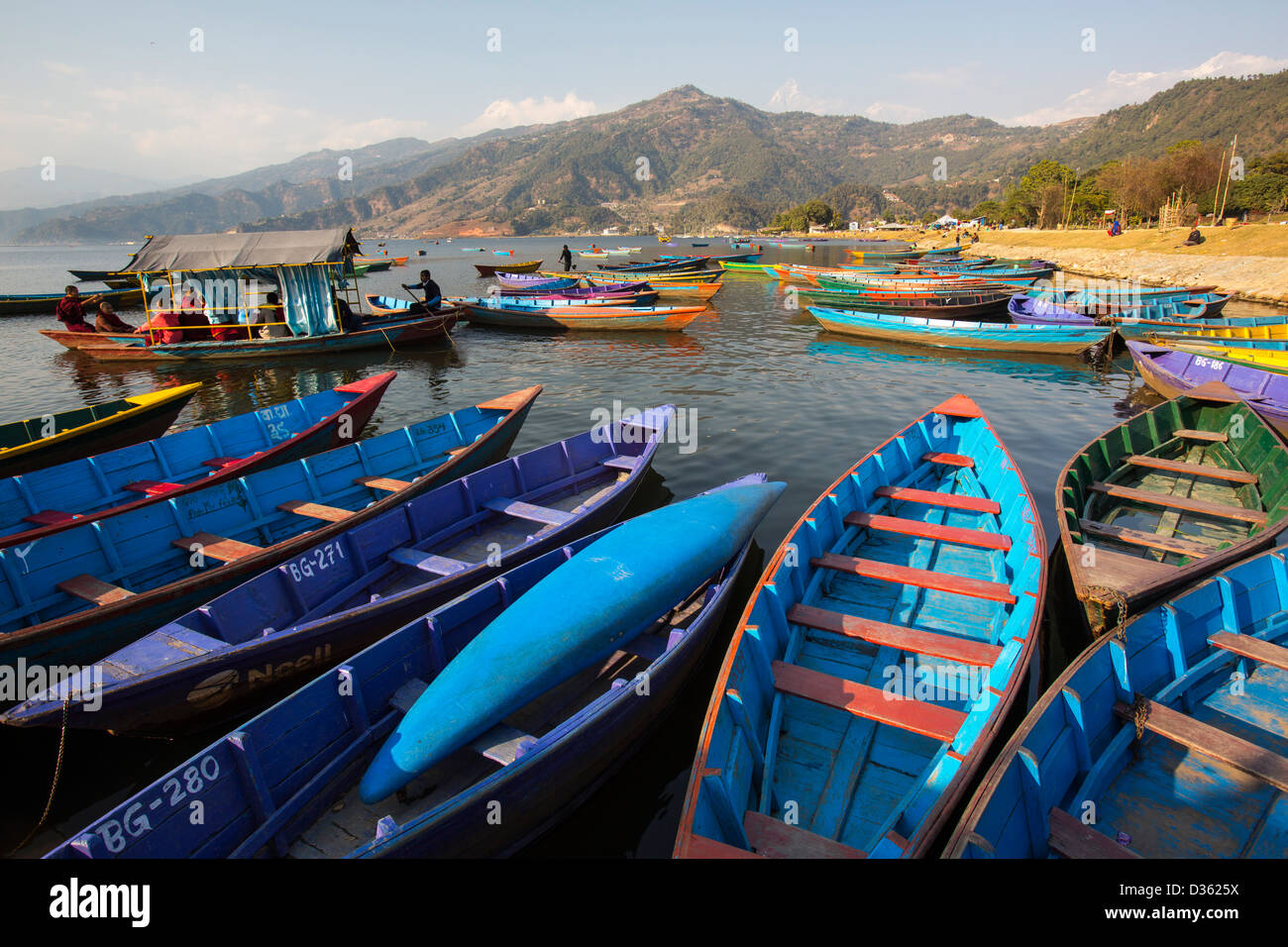 Phewa lake boat hi-res stock photography and images - Alamy