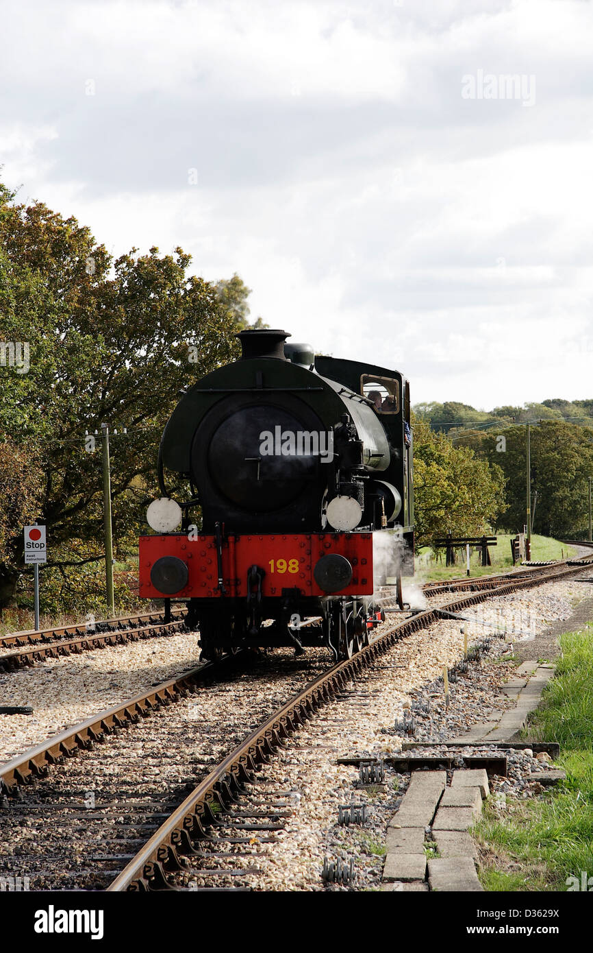 Preserved steam engine "Royal Engineer" Isl of Wight Stock Photo - Alamy