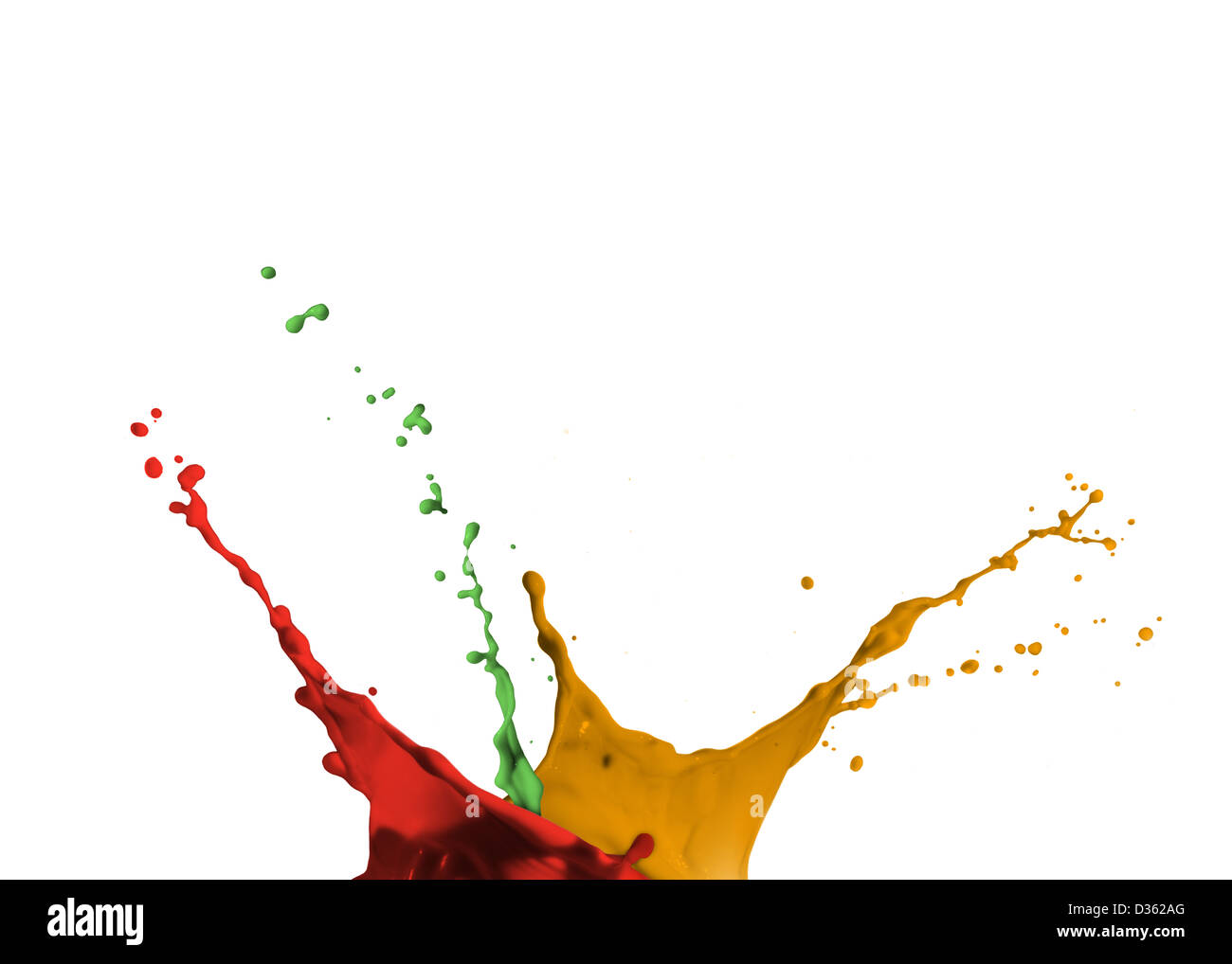 Artistic paint splashing Stock Photo - Alamy