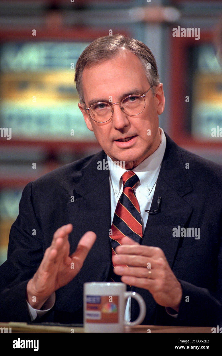 Representative Bob Livingston during NBC's Meet the Press November 22 ...