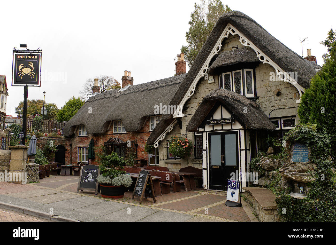 The Crab inn public house Shanklin Isle of Wight Stock Photo - Alamy