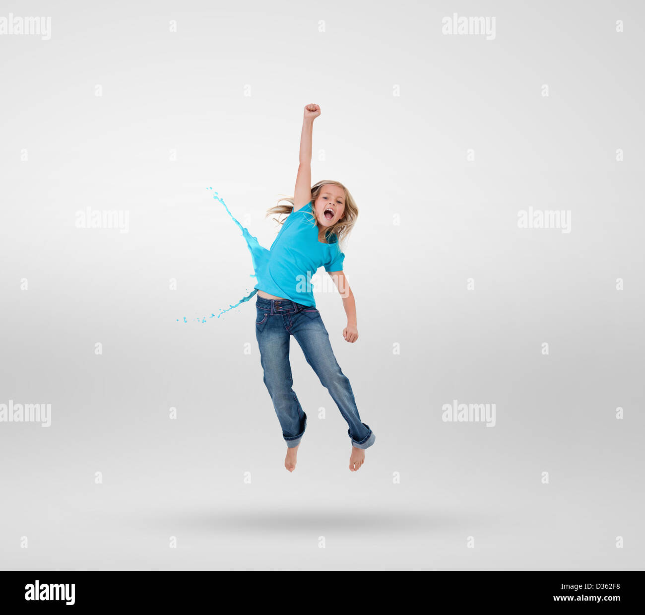 Little girl turning hi-res stock photography and images - Alamy