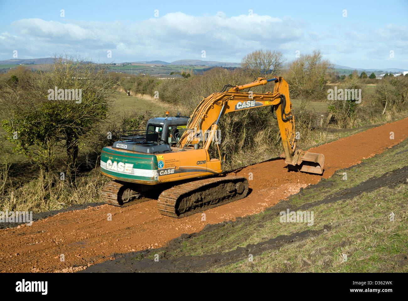 Gwent Levels, Newport, Gwent, South Wales, United Kingdom Stock Photo ...