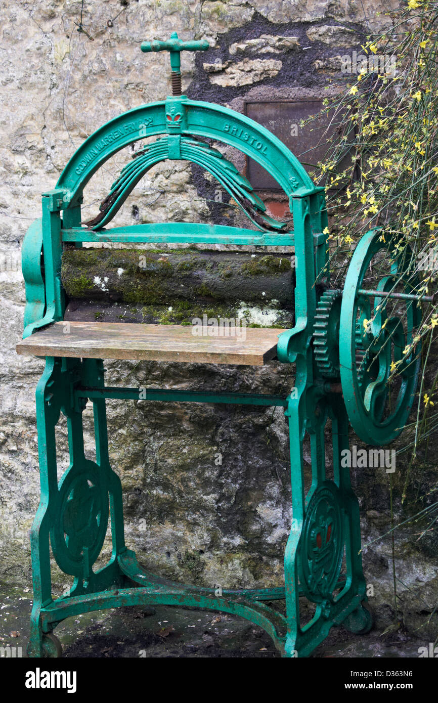 Mangle Iron 1950 Blonde Wood