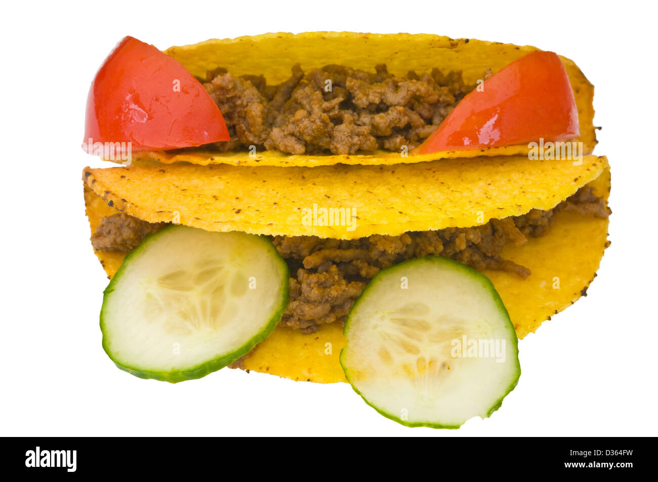 Taco filled with mince hi-res stock photography and images - Alamy
