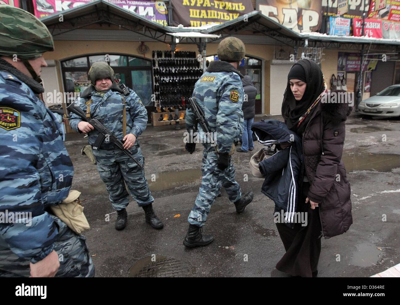 St.Petersburg, Russia. 8th Feb, 2013. Russian police conducted a ...