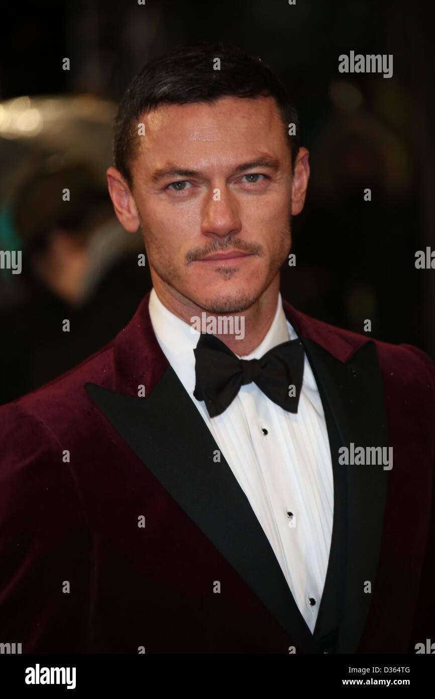 Actor Luke Evans arrives at the EE British Academy Film Awards at The ...