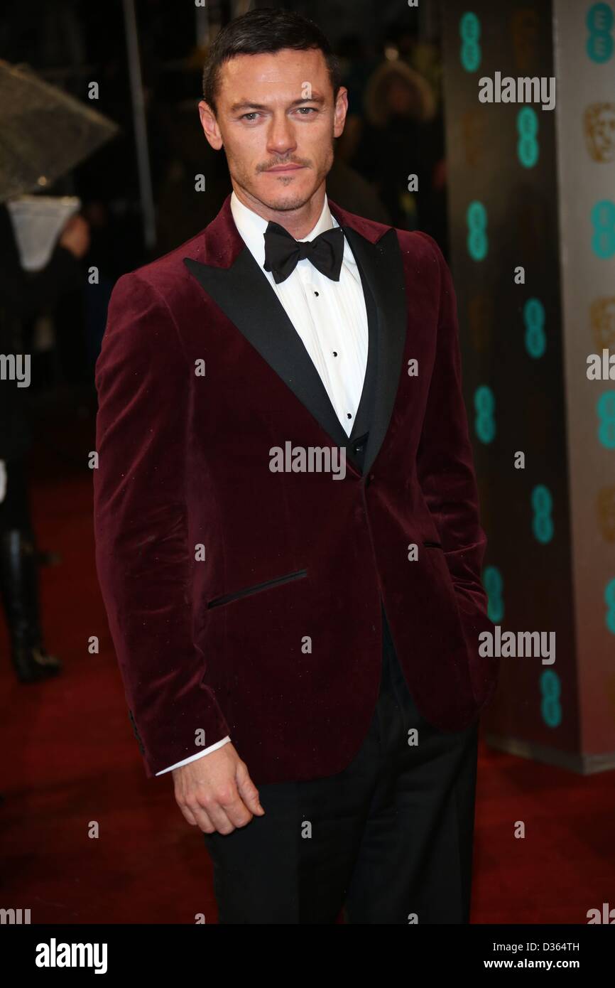 Actor Luke Evans arrives at the EE British Academy Film Awards at The ...