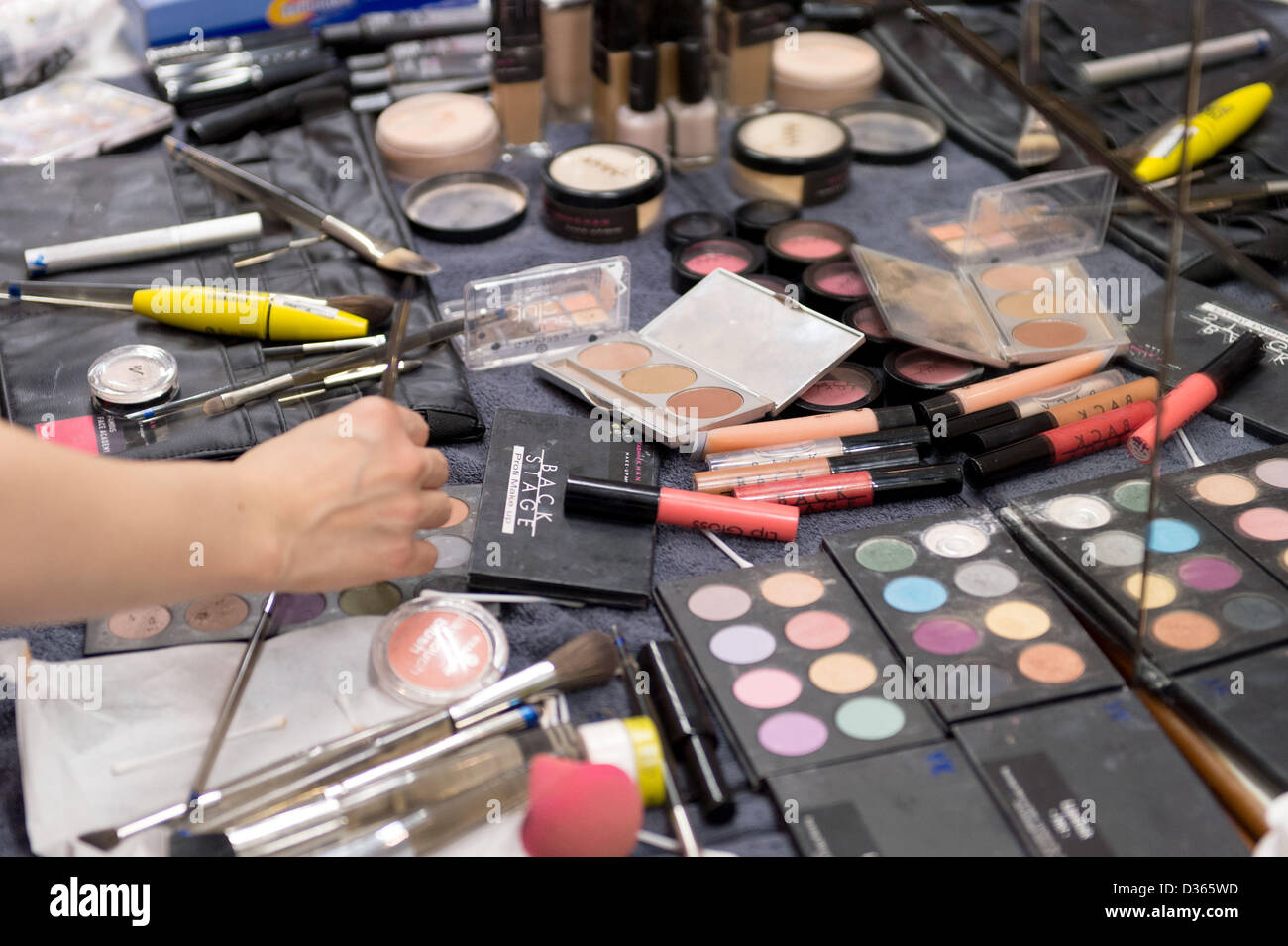 A stylist at work Stock Photo - Alamy
