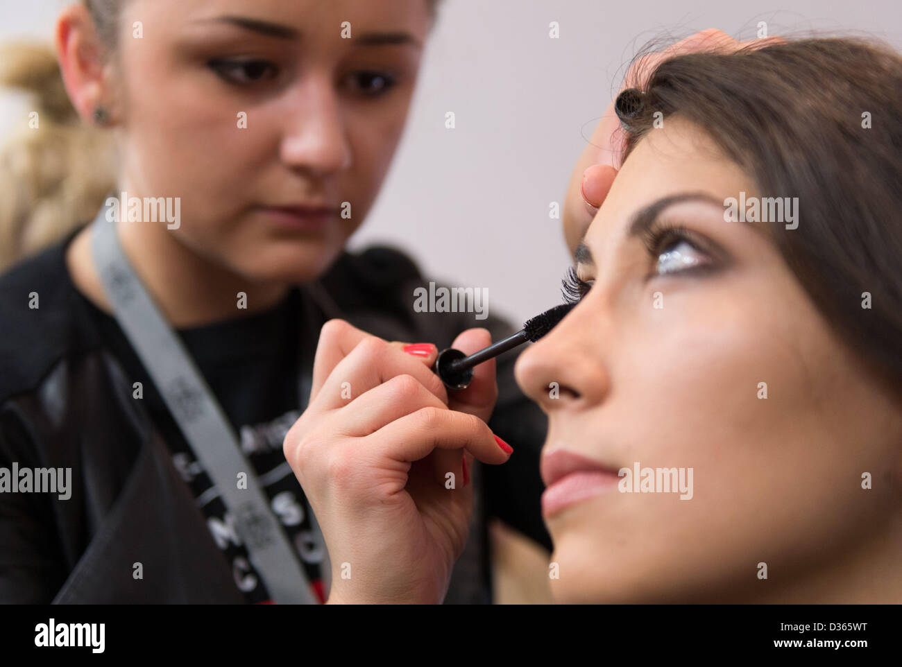 A stylist at work Stock Photo - Alamy