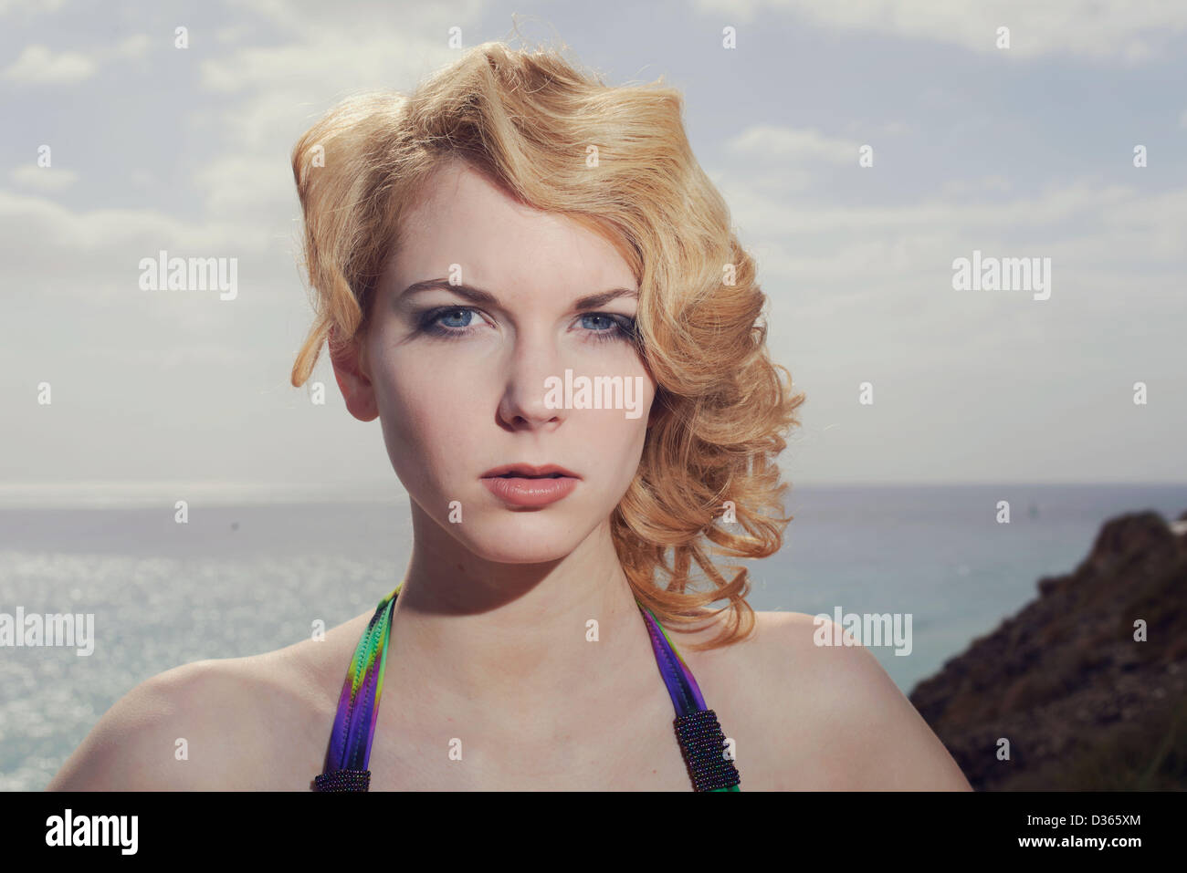 Miss Rheinland-Pfalz 2013, Sabine Graf posing at Miss Germany Camp on ...