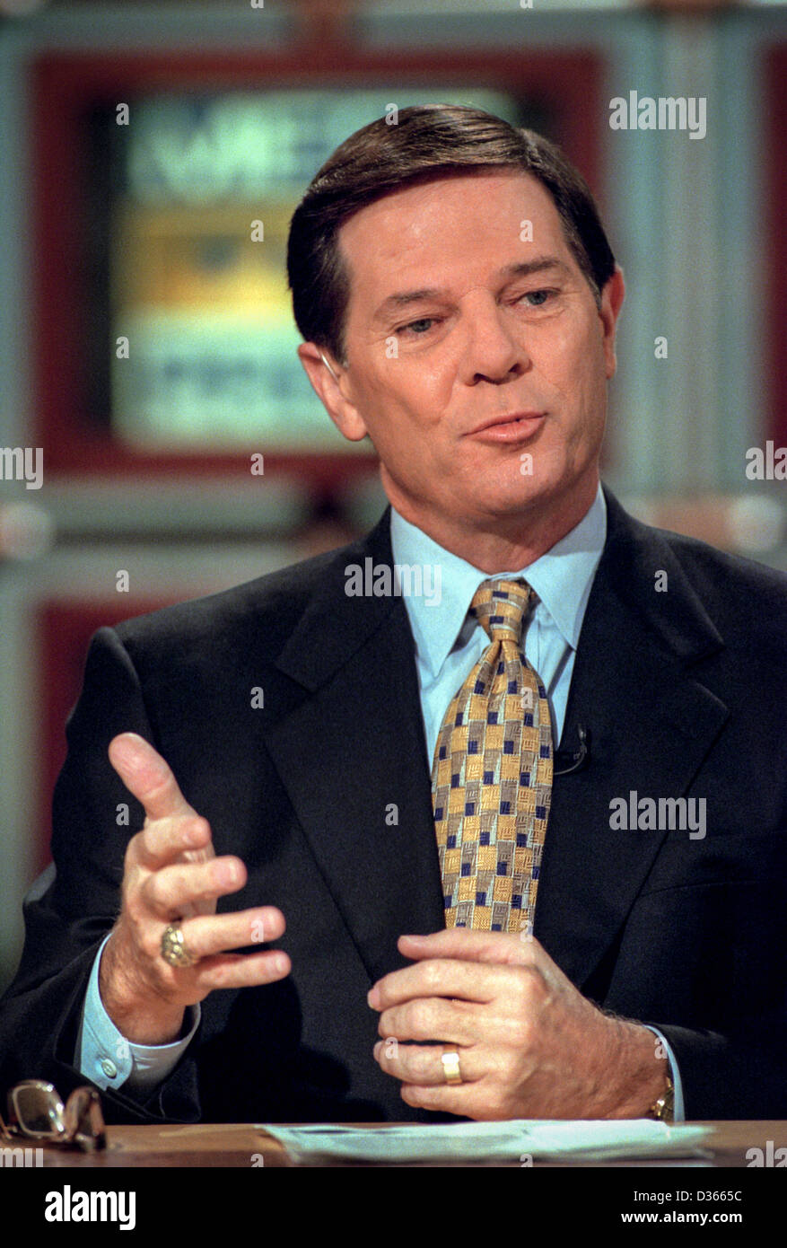Rep. Tom Delay discusses the Clinton impeachment during NBC's Meet the ...