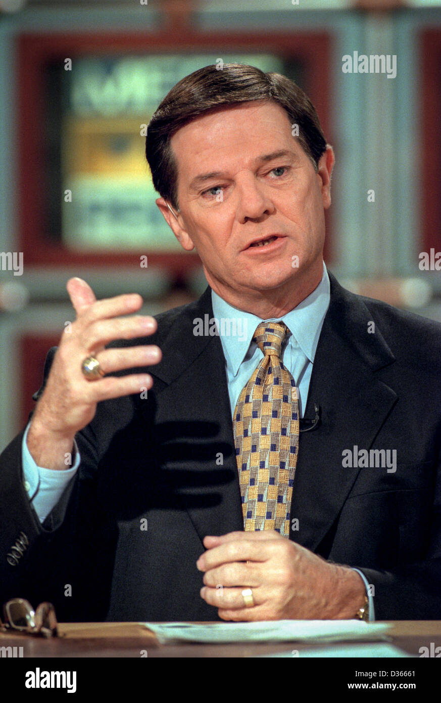 Rep. Tom Delay discusses the Clinton impeachment during NBC's Meet the ...