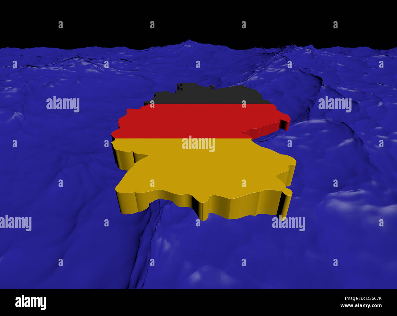 German map flag hi-res stock photography and images - Alamy