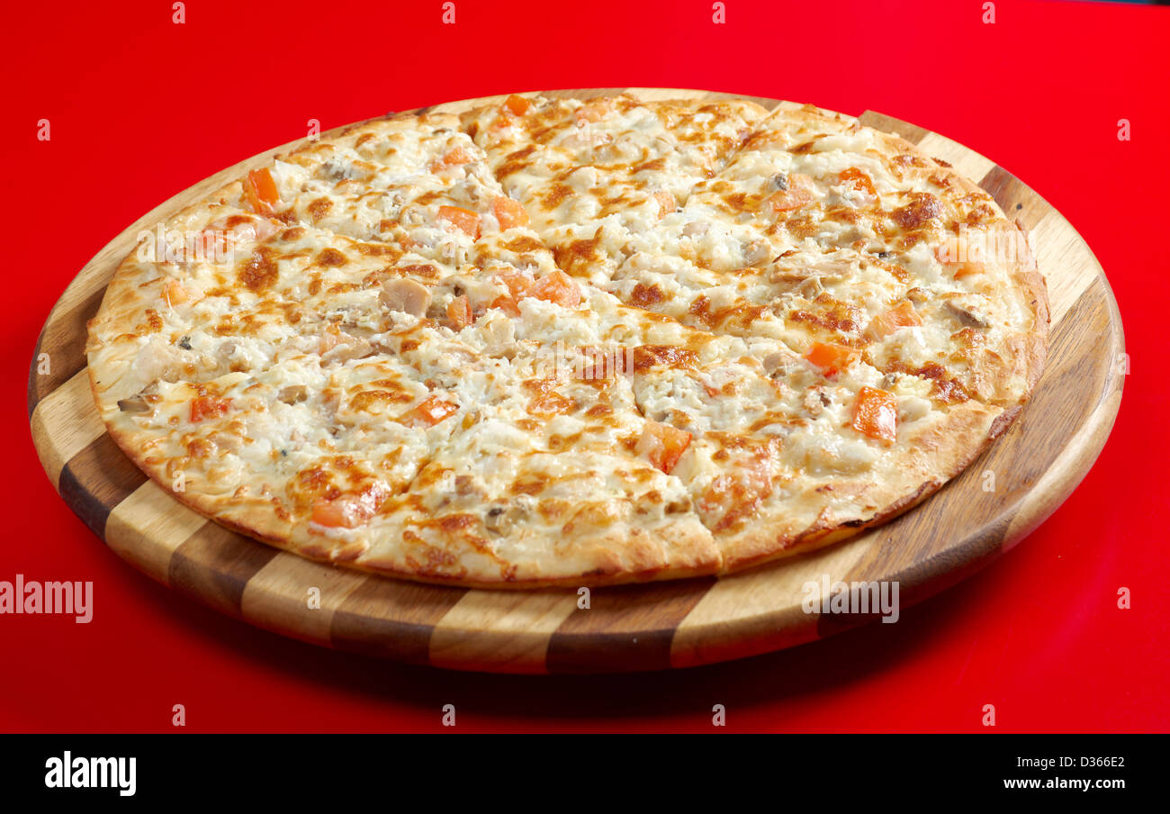 Pizza fish . italian kitchen. Studio Stock Photo - Alamy