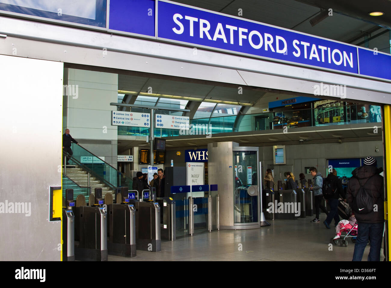 Stratford railway station Stock Photo - Alamy