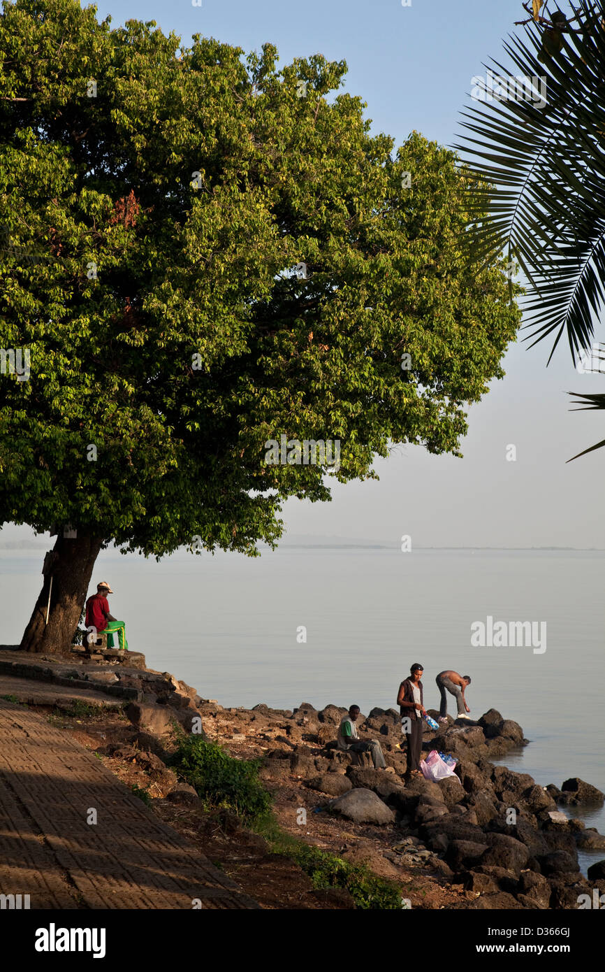 Early Morning on Lake Tana, Bahir Dar, Ethiopia Stock Photo - Alamy