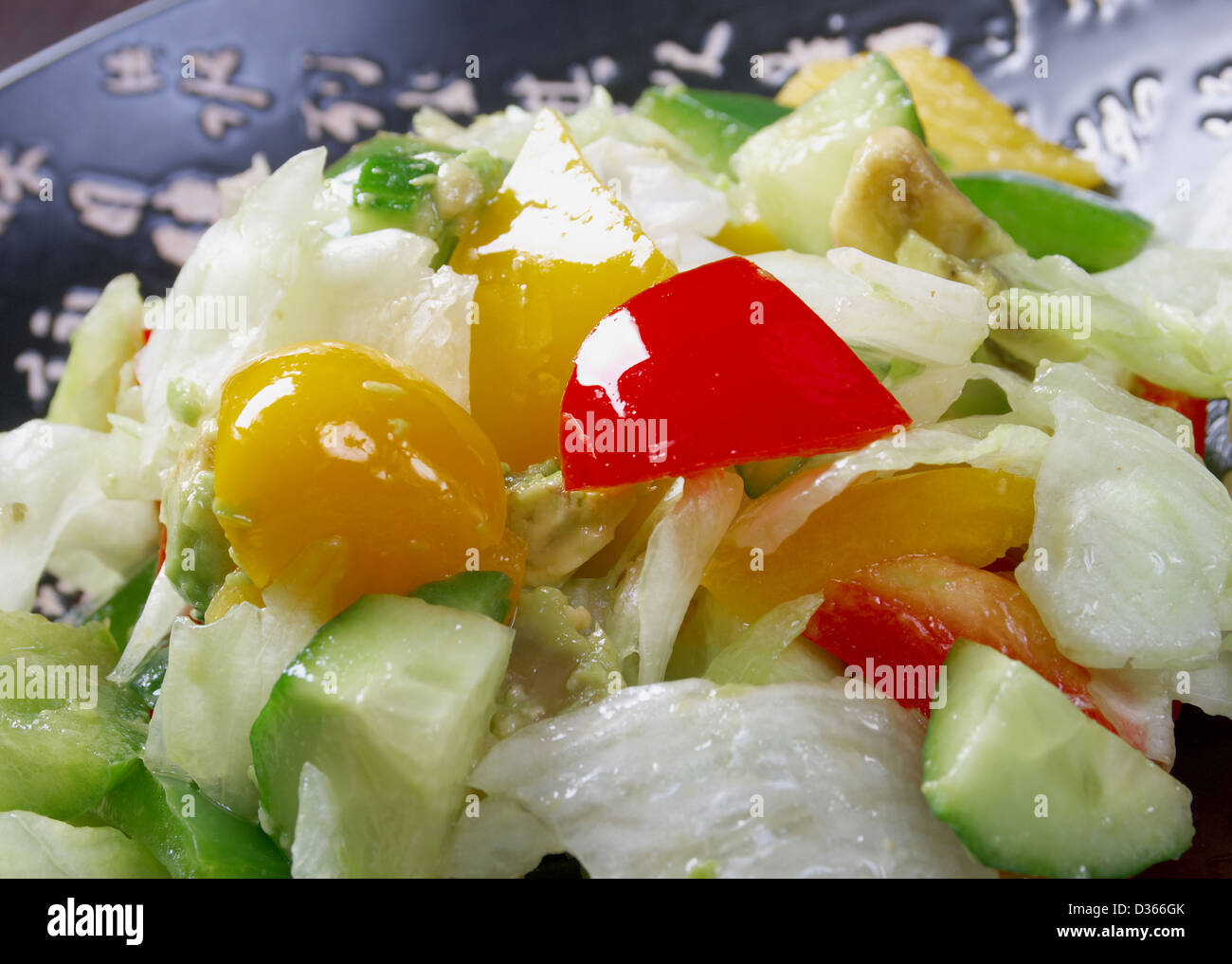 Japan salad vegetables closeup Stock Photo - Alamy