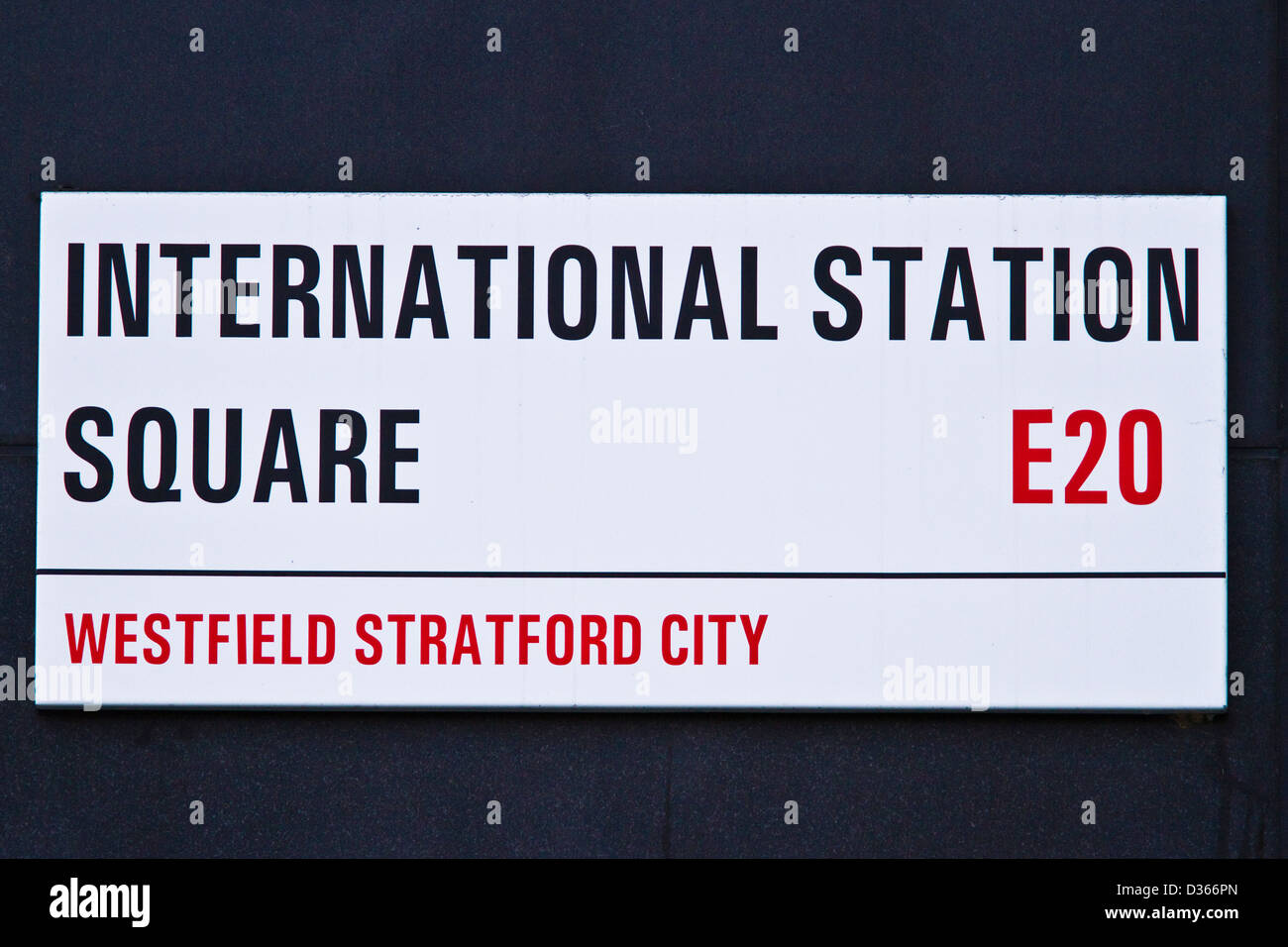 London borough sign stratford hi-res stock photography and images - Alamy