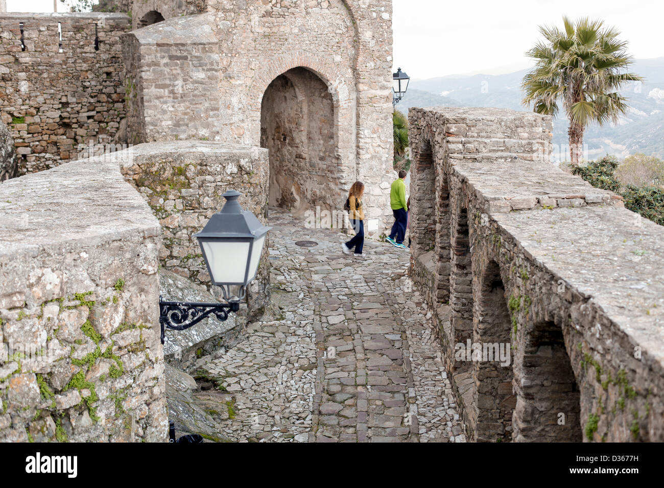 Castle at Castellar de la Frontera in Spain Stock Photo - Alamy