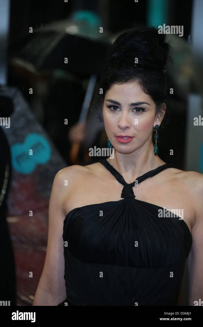 Actress Sarah Silverman arrives at the EE British Academy Film Awards ...